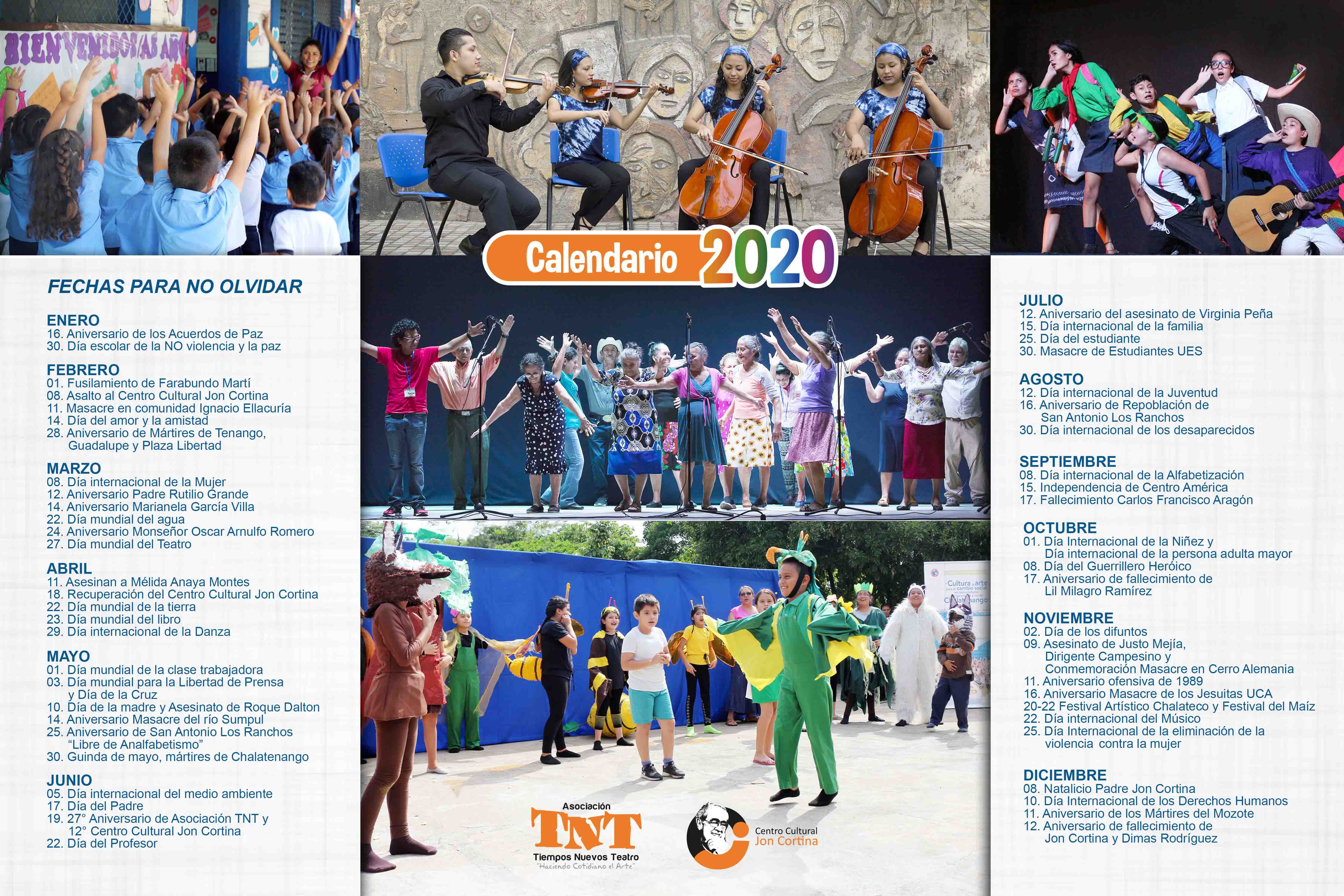 Calendario 2020 web – Asociación Tiempos Nuevos Teatro